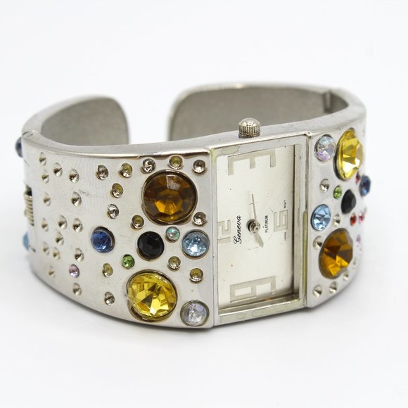 Geneva Platinum | Accessories | Vintage Geneva Platinum Womens Colorful ...